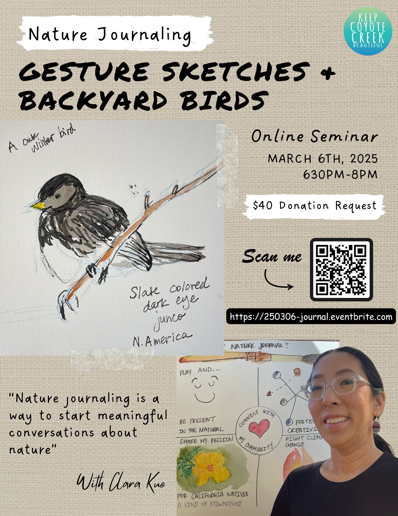 Gesture Sketches and Backyard Birds