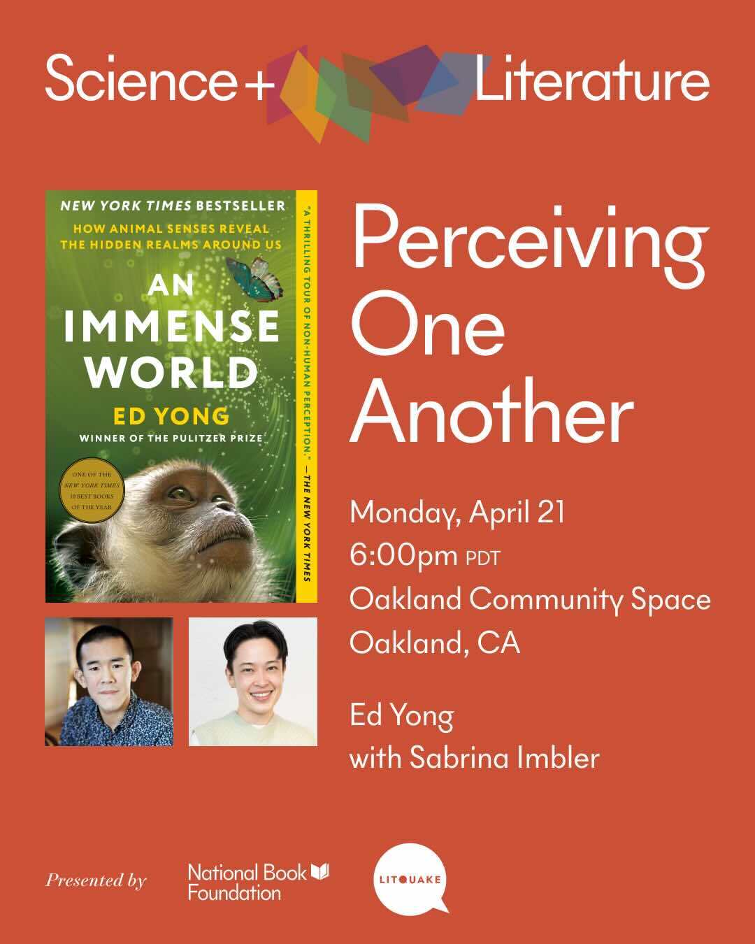 Science + Literature: Perceiving One Another